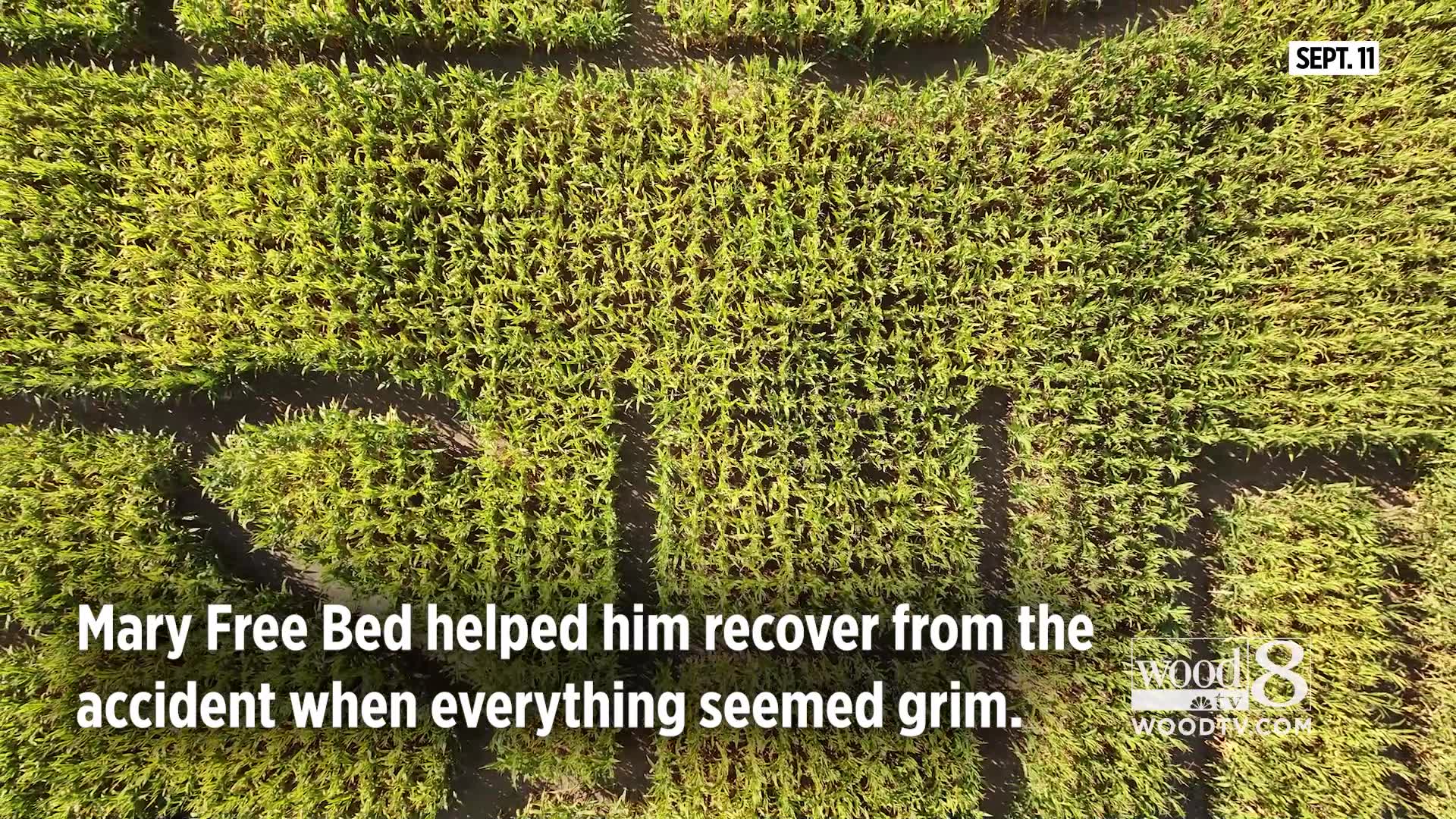 Crane Orchards' corn maze in Fennville now open with unique design.