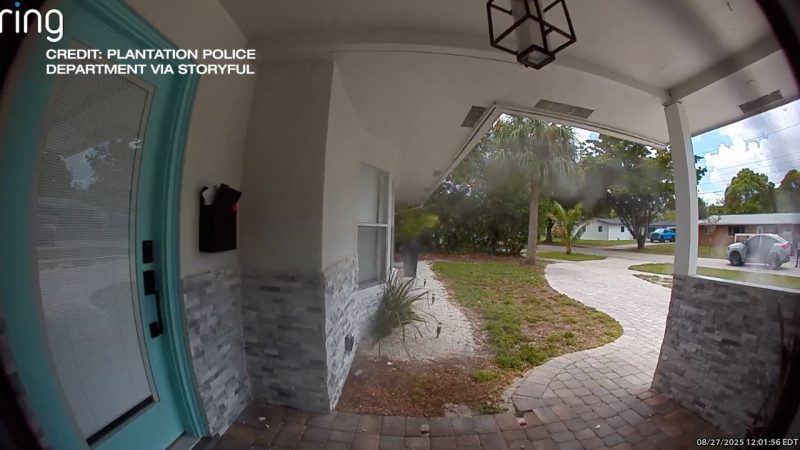 VIDEO: Gunmen spray bullets at Florida rental home