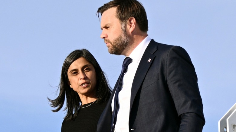 Usha Vance Shows Rarely-Seen Soft Side In Vulnerable Moment With Charlie Kirk's Wife