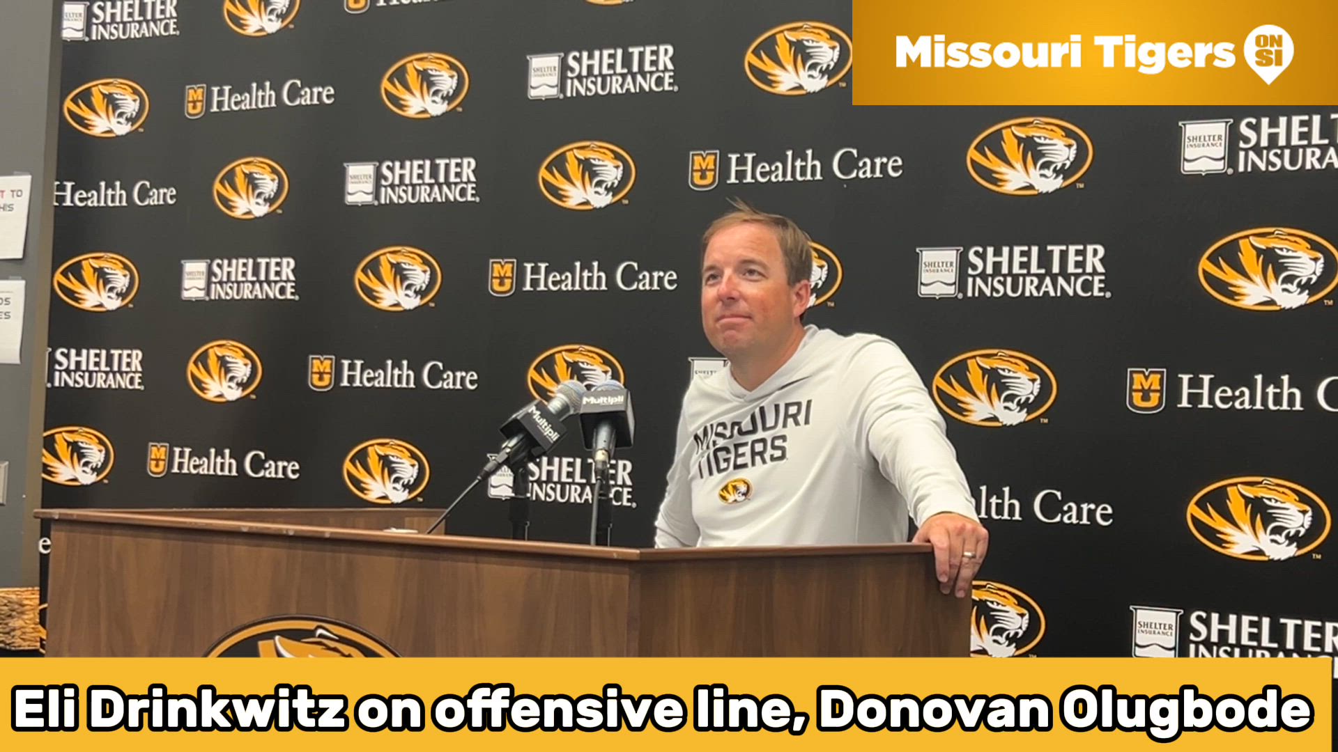 Eli Drinkwitz on Offensive Line Performance, Freshman WR Donovan Olugbode