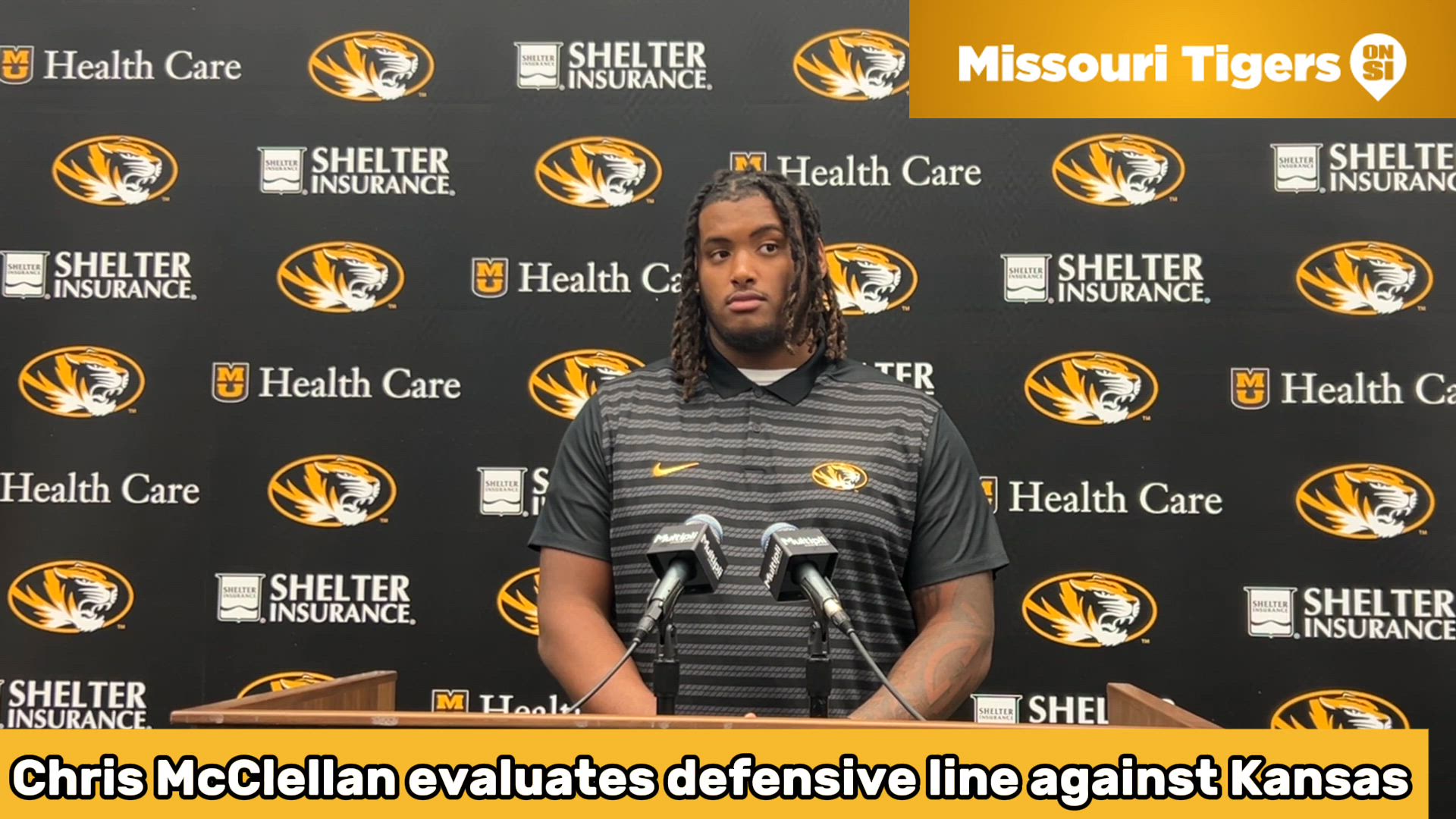 Mizzou DT Chris McClellan Evaluates Defensive Line Against Kansas