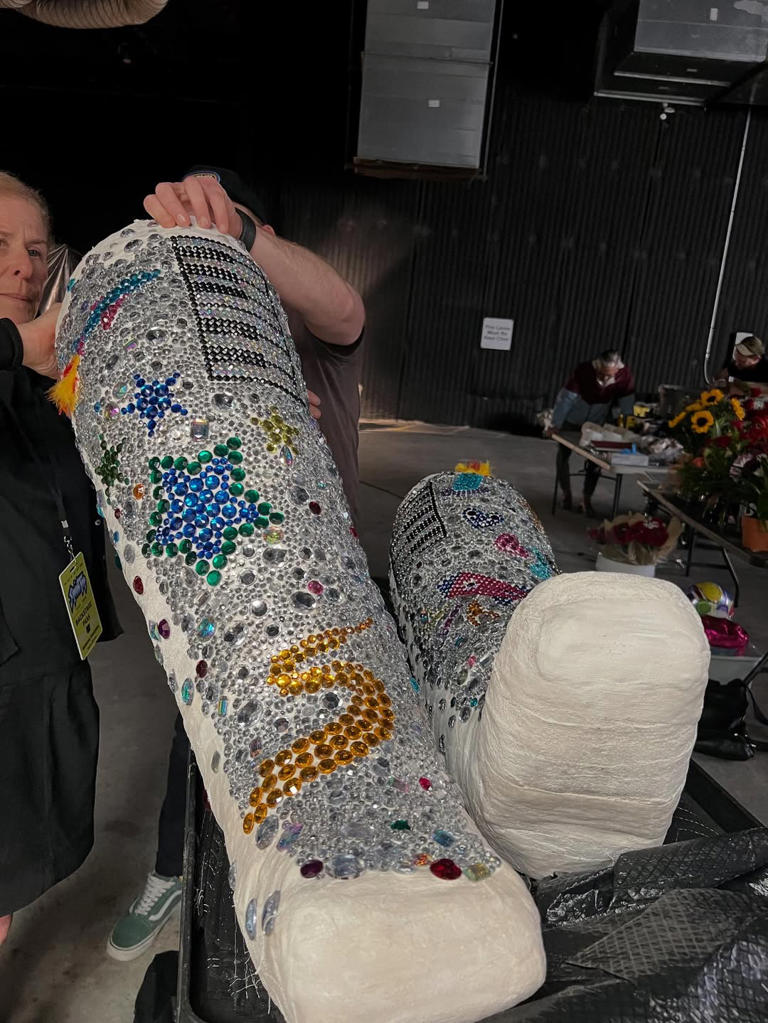 Elton John confuses fans with hospital bed snap and bedazzled body ...