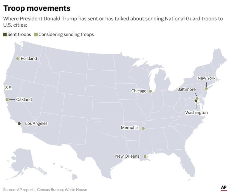 Trump says he’ll send National Guard to Memphis, escalating his use of ...