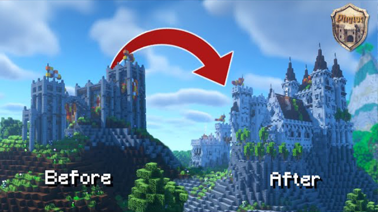 Minecraft: Transforming an Old Castle