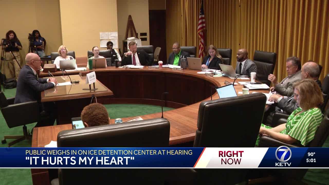 Nebraska legislative committee holds hearing on planned ICE detention ...