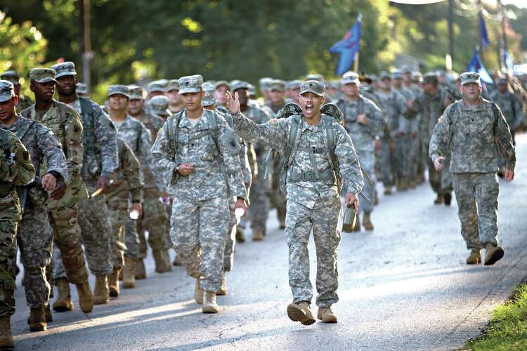 U.S. Army Reserve unit stationed at Conroe airport moving toward ...
