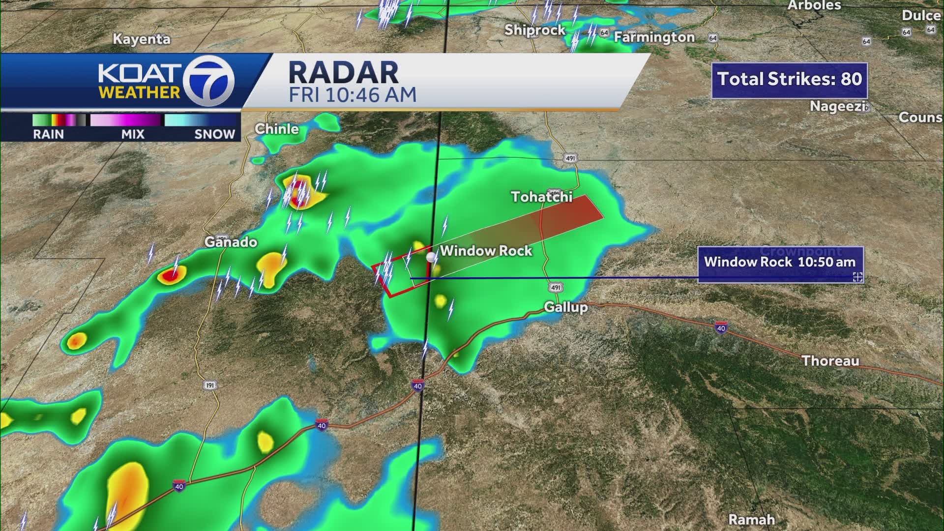 Tornado warning canceled for Apache County, Arizona