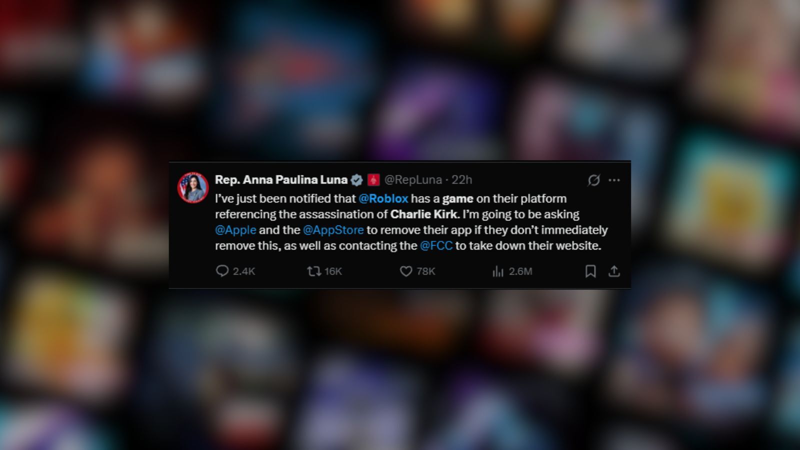 Roblox Faces Backlash Over Games and Cosmetics Referencing Charlie Kirk ...