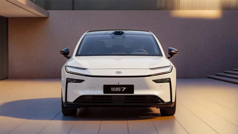 Toyota’s Tesla Model S rival revealed for China