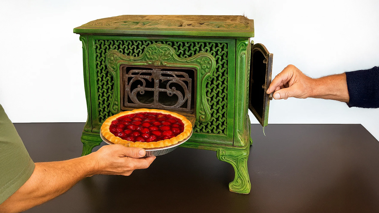 Antique and broken stove restoration