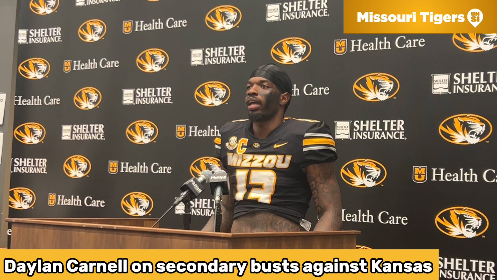 Mizzou S Daylan Carnell on Secondary Busts