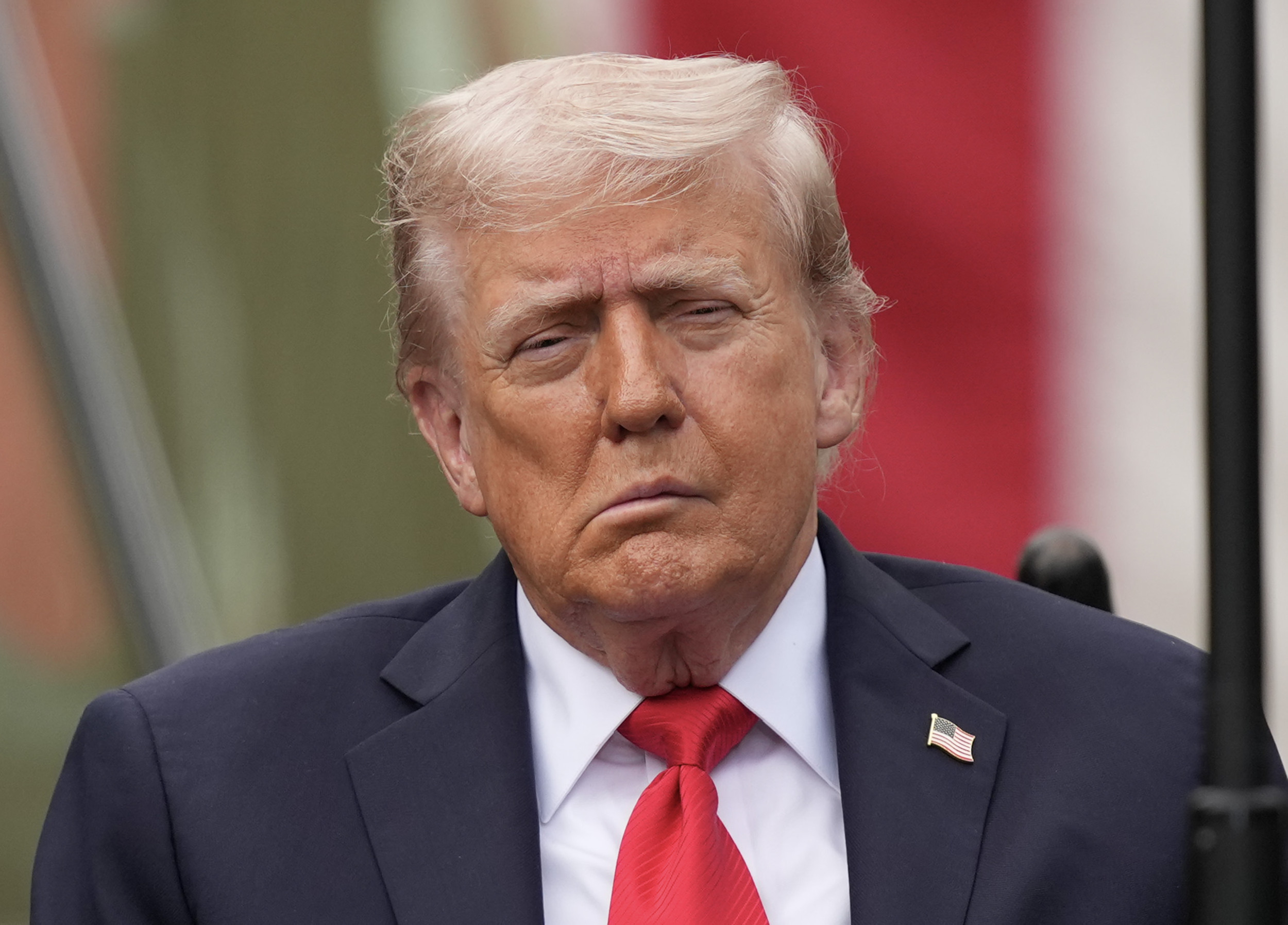 Donald Trump appears normal after viral "drooping face" speculation