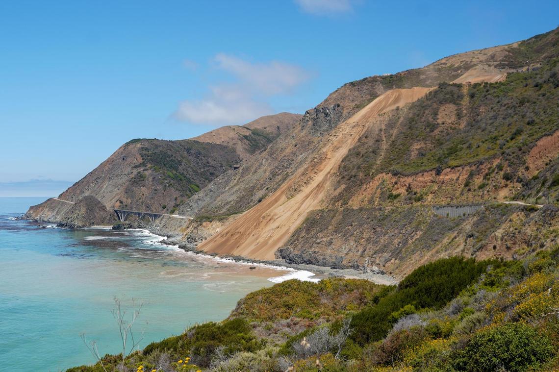 Now you see it, now you don't, slide onto another stretch of Big Sur's ...