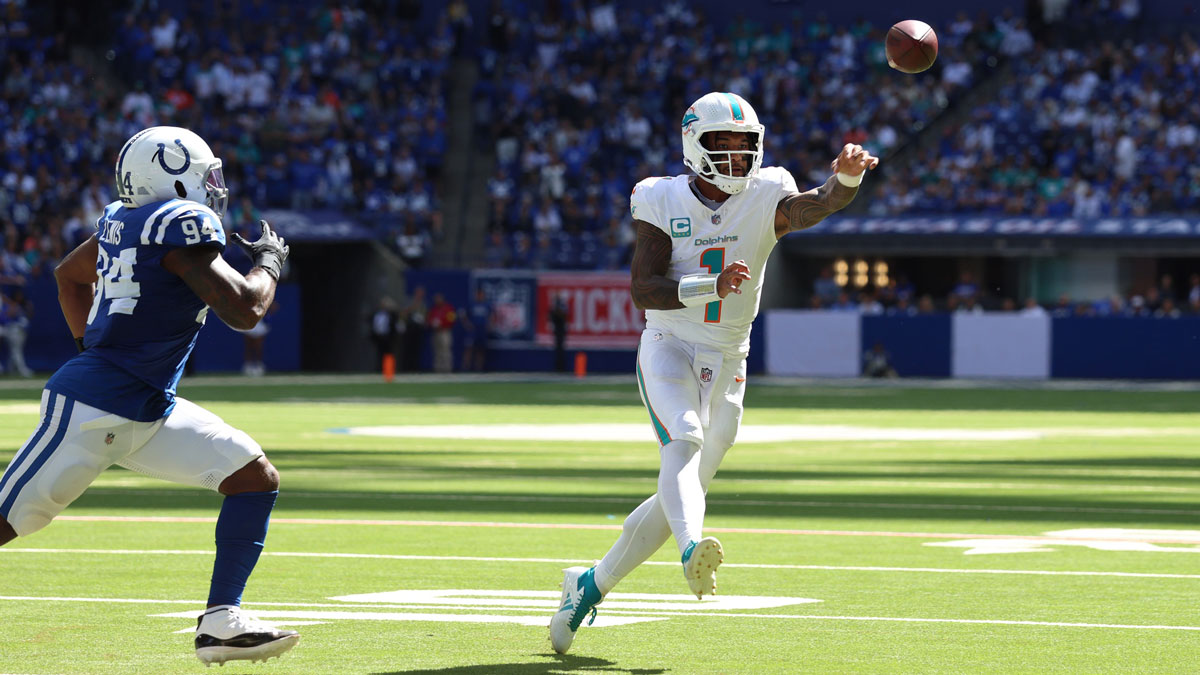 Dolphins’ Tua Tagovailoa frothing at the mouth amid Christian Gonzalez ...