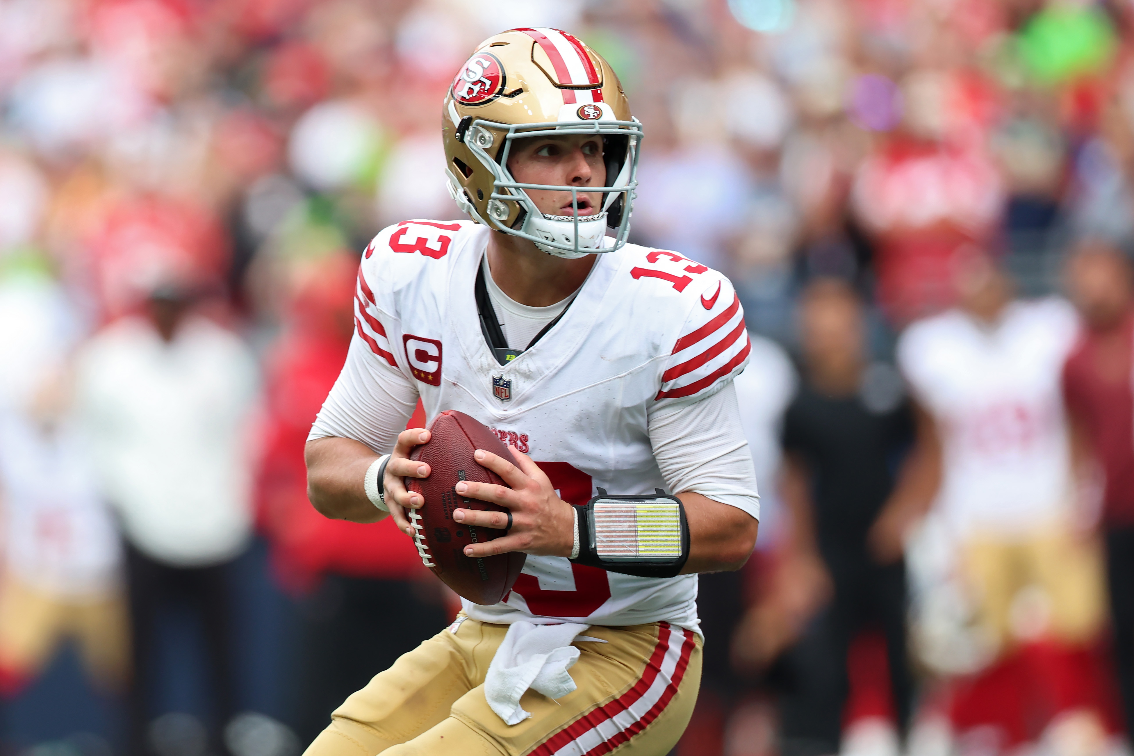 49ers Officially Rule Out Brock Purdy, Mac Jones Will Start