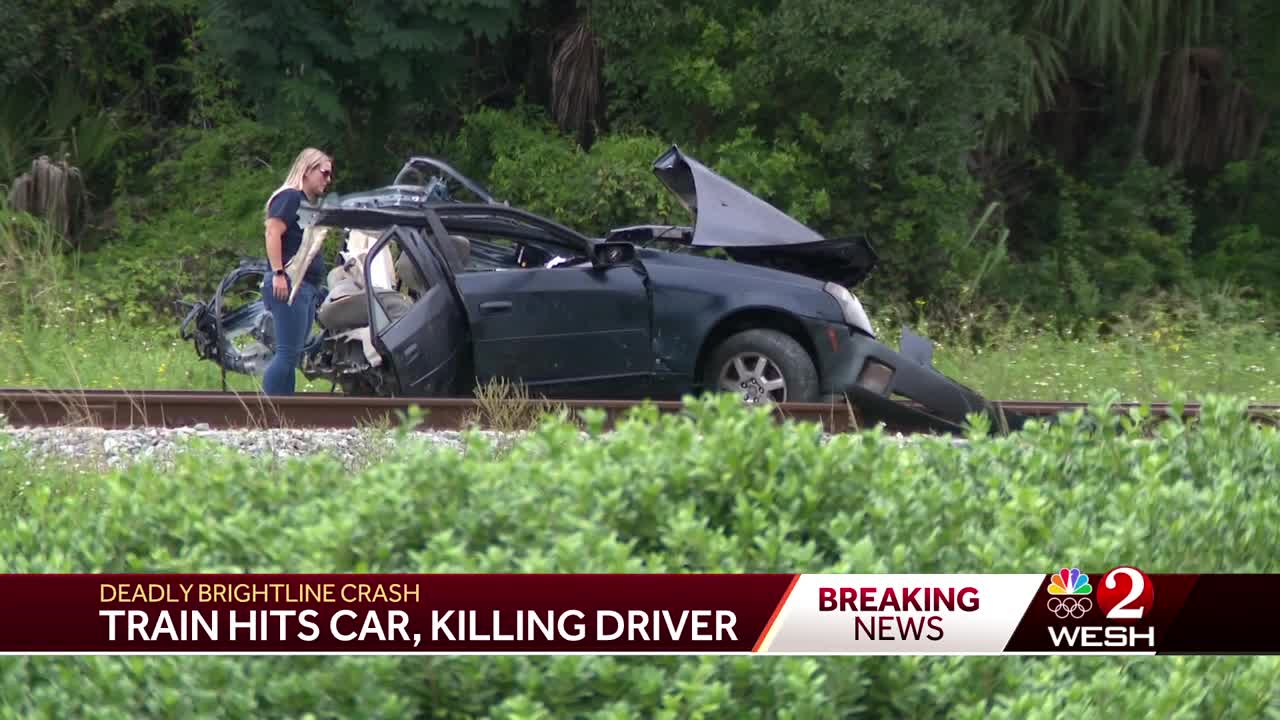 Car split in half, driver killed in crash involving Brightline train in ...