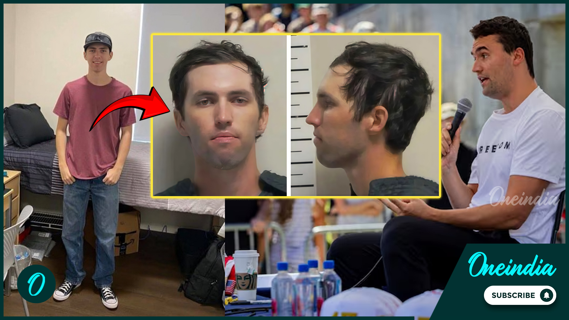 Charlie Kirk’s Killer, Tyler Robinson’s Mugshot Released | FBI Confirms ...