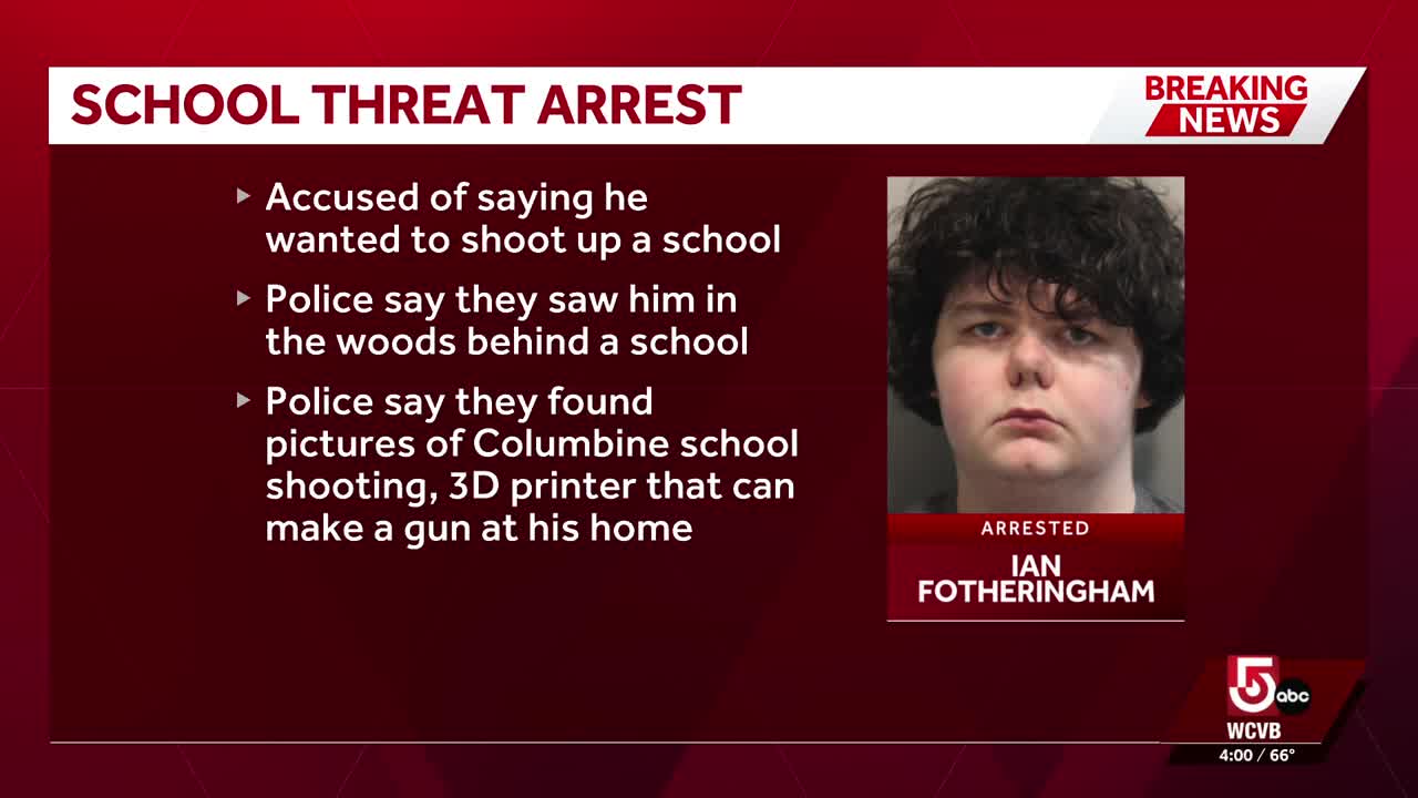 18-year-old charged in connection with school shooting threat on Cape Cod
