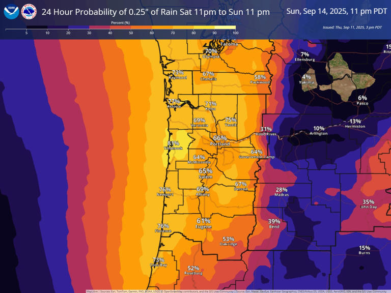 Meteorologist: Oregon wildfire season likely winding down with weekend ...