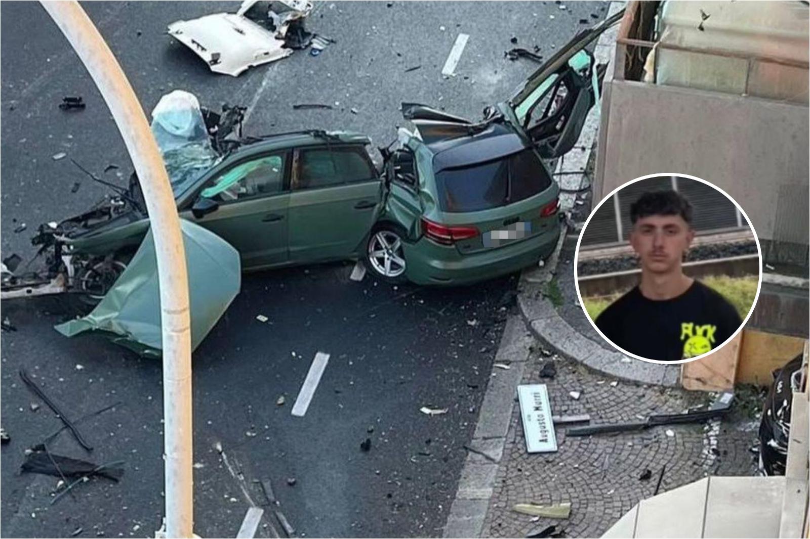 Folle fuga dalla polizia e schianto a 200 all’ora sull’auto rubata ...