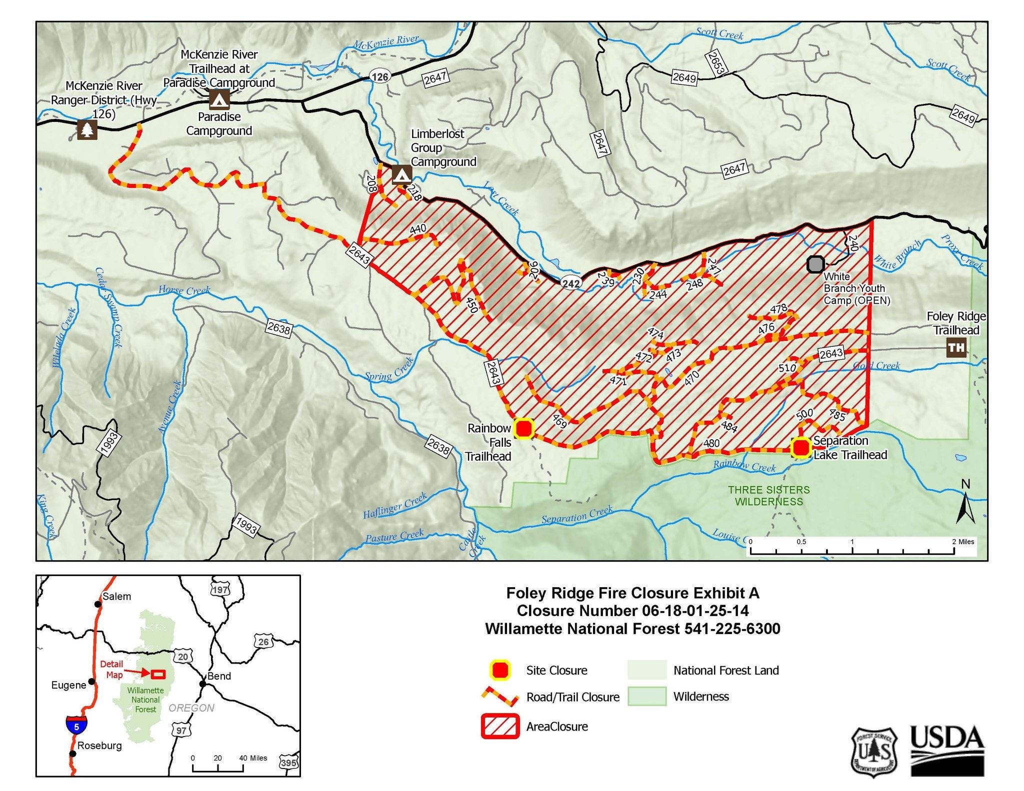 Oregon wildfires: Closure issued for Three Sisters area trails due to ...