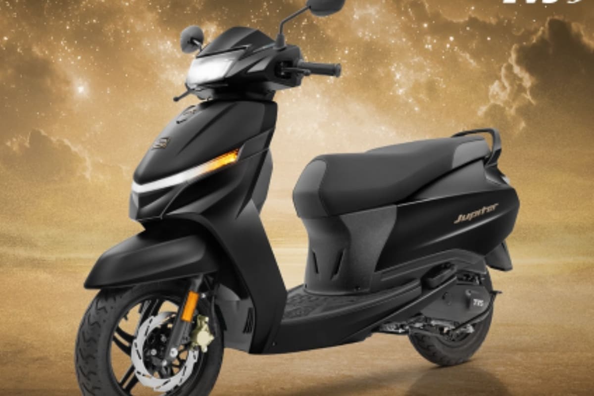 TVS Jupiter Stardust Black Special Edition Launched In India; Check Price