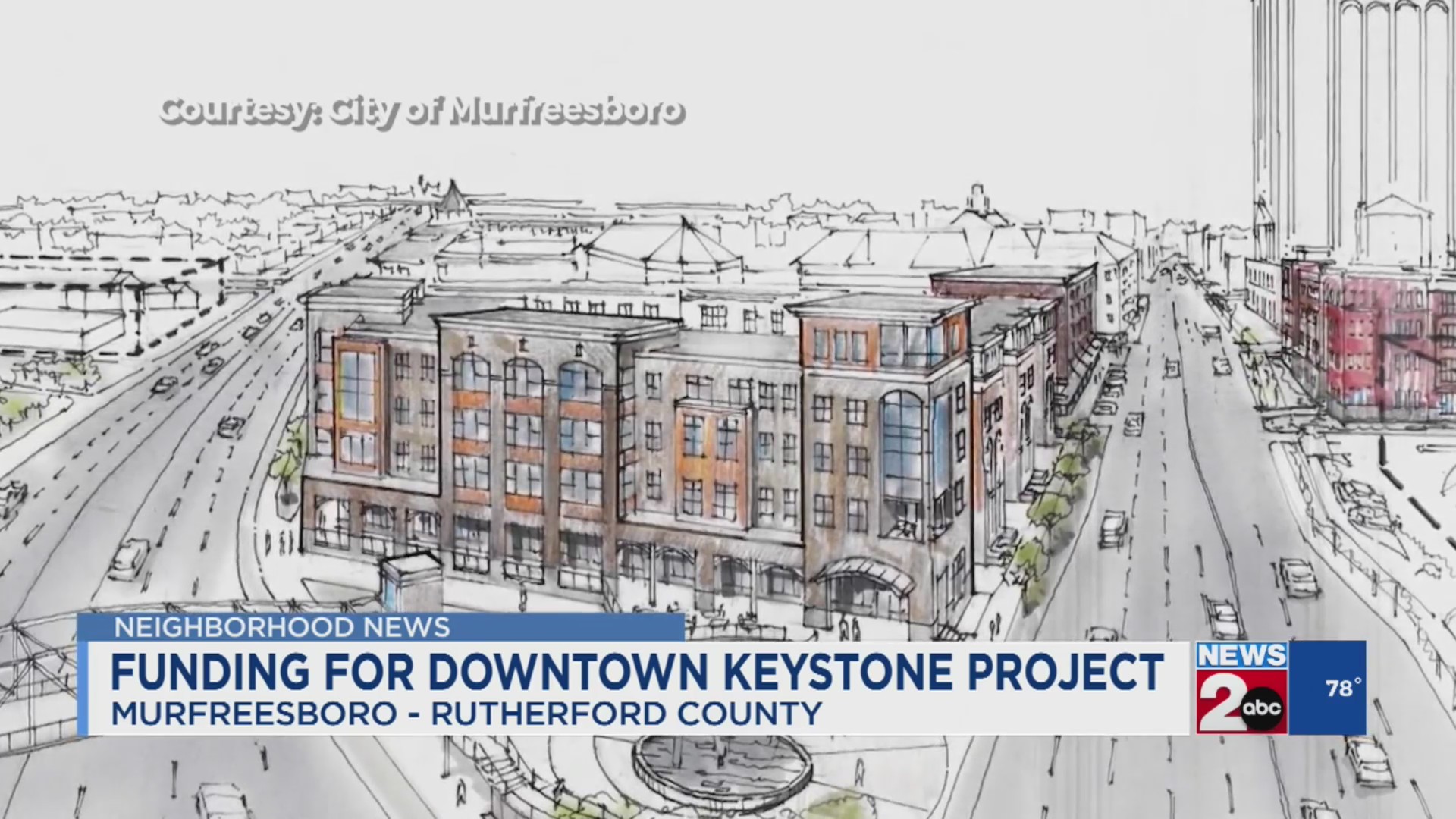 Funding for downtown Keystone Project in Murfreesboro