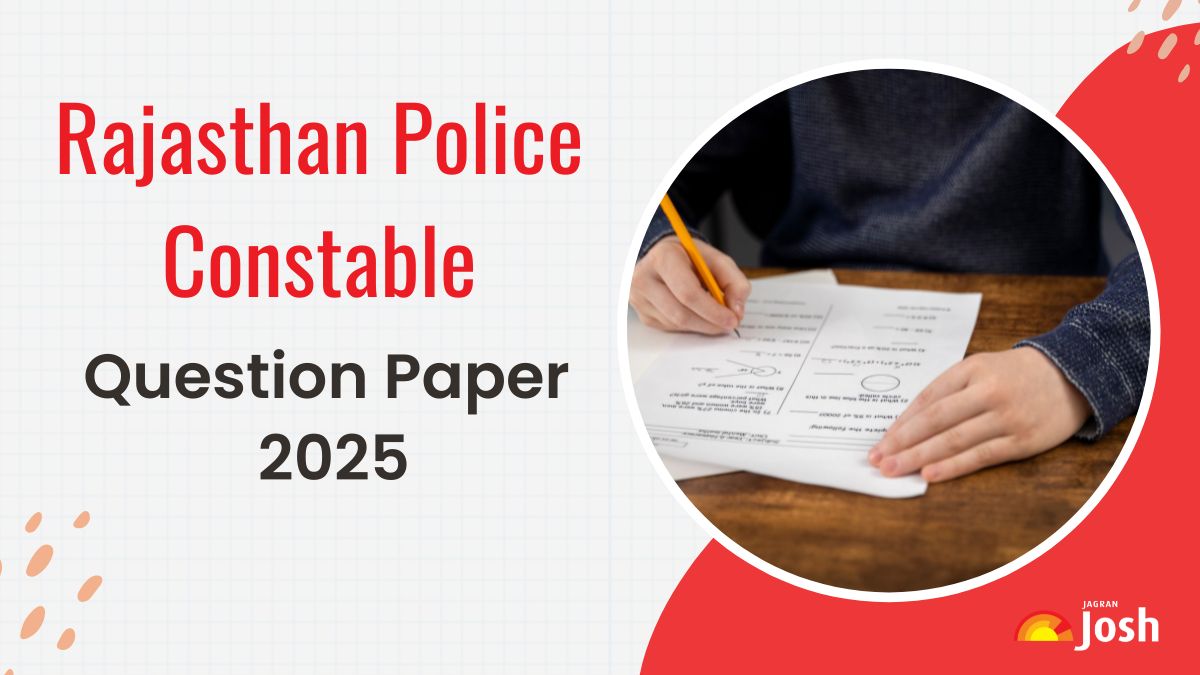 Rajasthan Police Question Paper 2025: Download Paper PDF for September ...