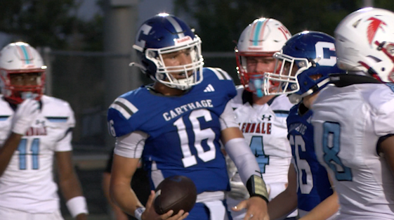 Carthage Football Dominates Glendale at Home to Advance to 3-0