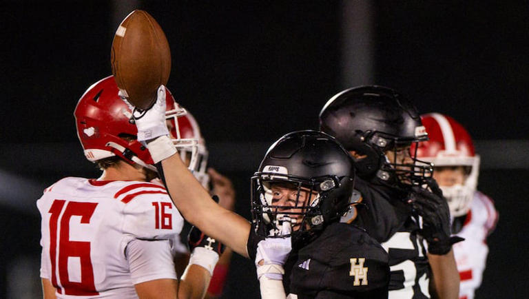 High school football: Highland starts well, holds off East in rivalry ...