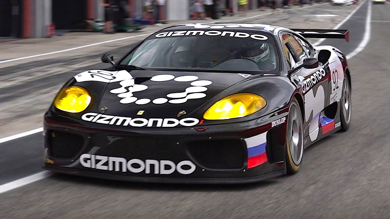 Ferrari 360 N GT GTC V8 Geluid