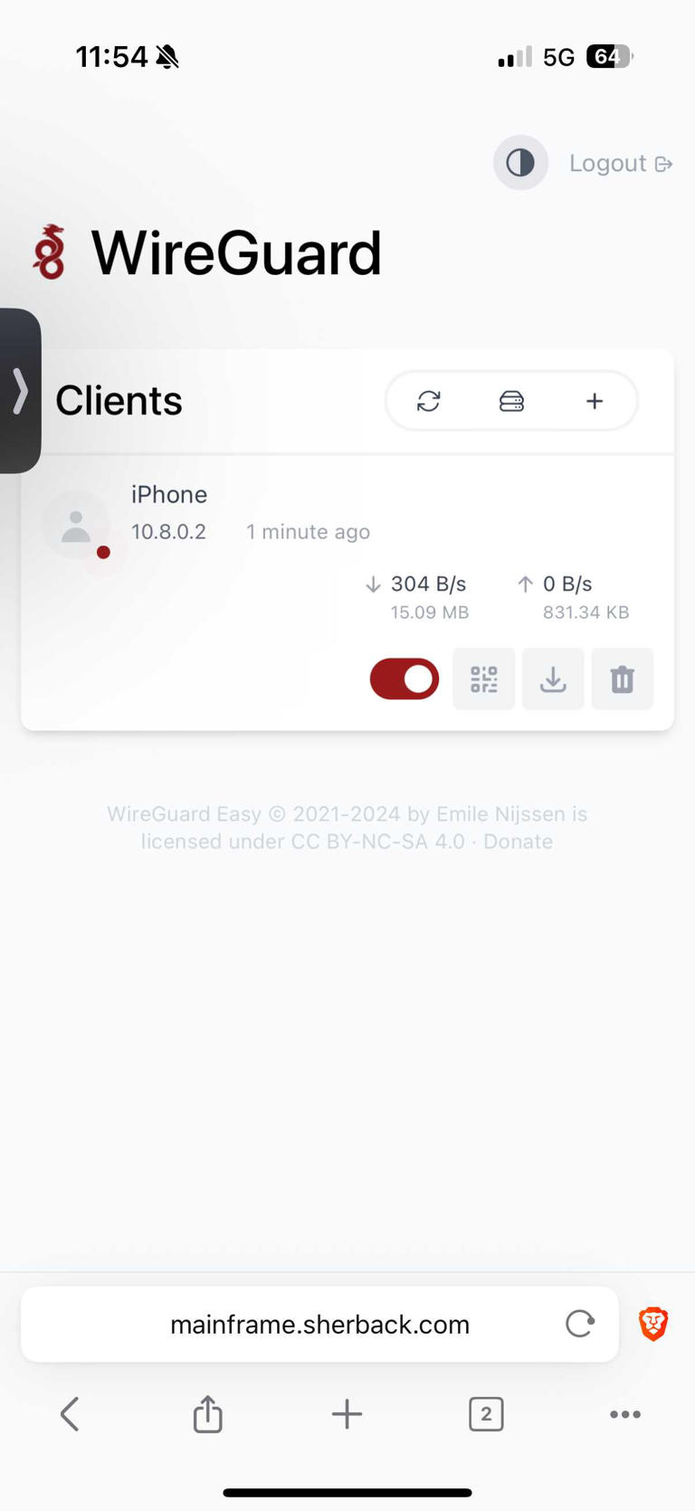 This self-hosted VPN dashboard makes managing WireGuard easy