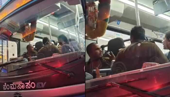 Bengaluru Bus Chaos: Driver And Woman Passenger Slap Each Other In ...