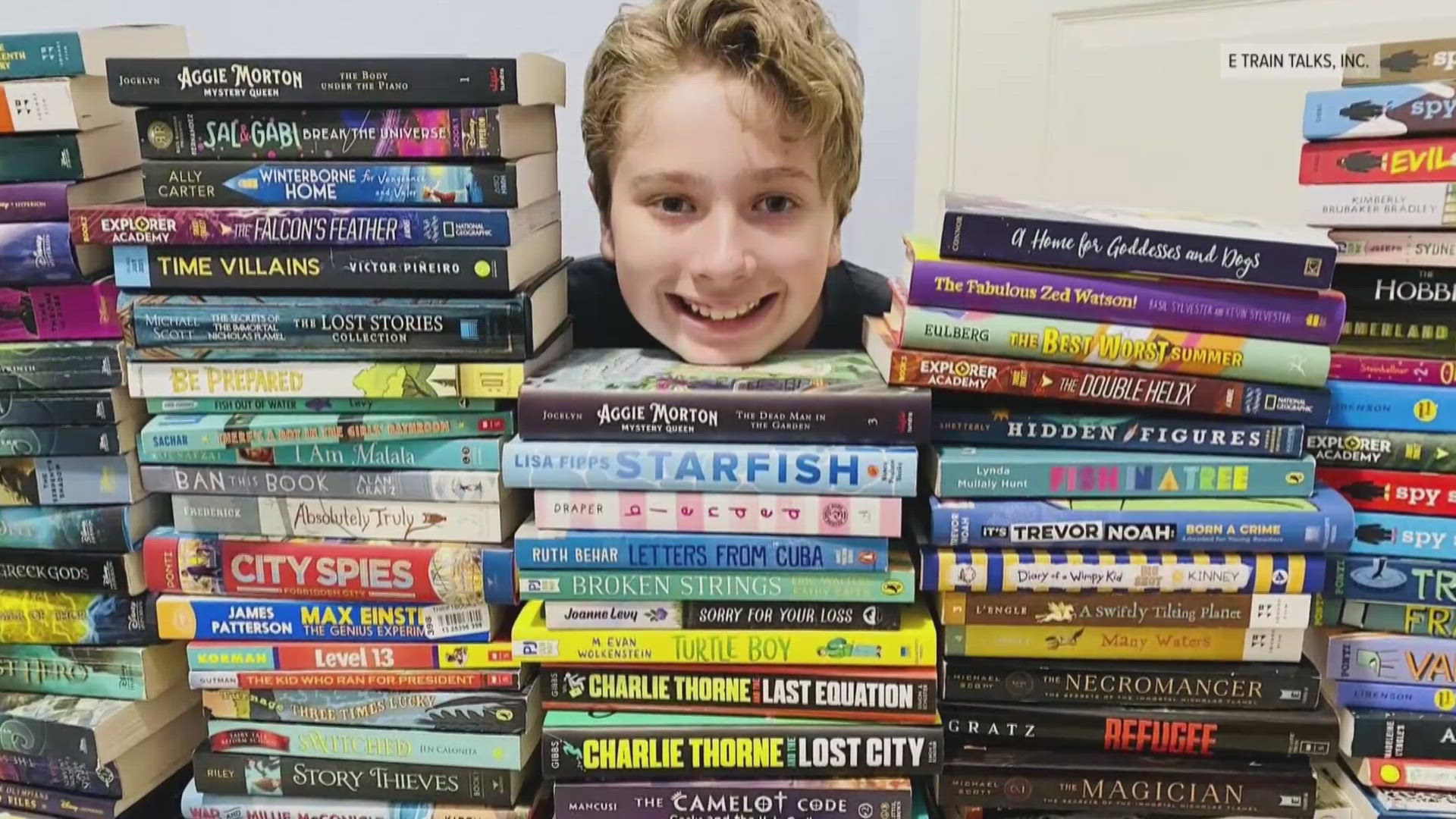 Sacramento teen collects 7,000 books for kids in need