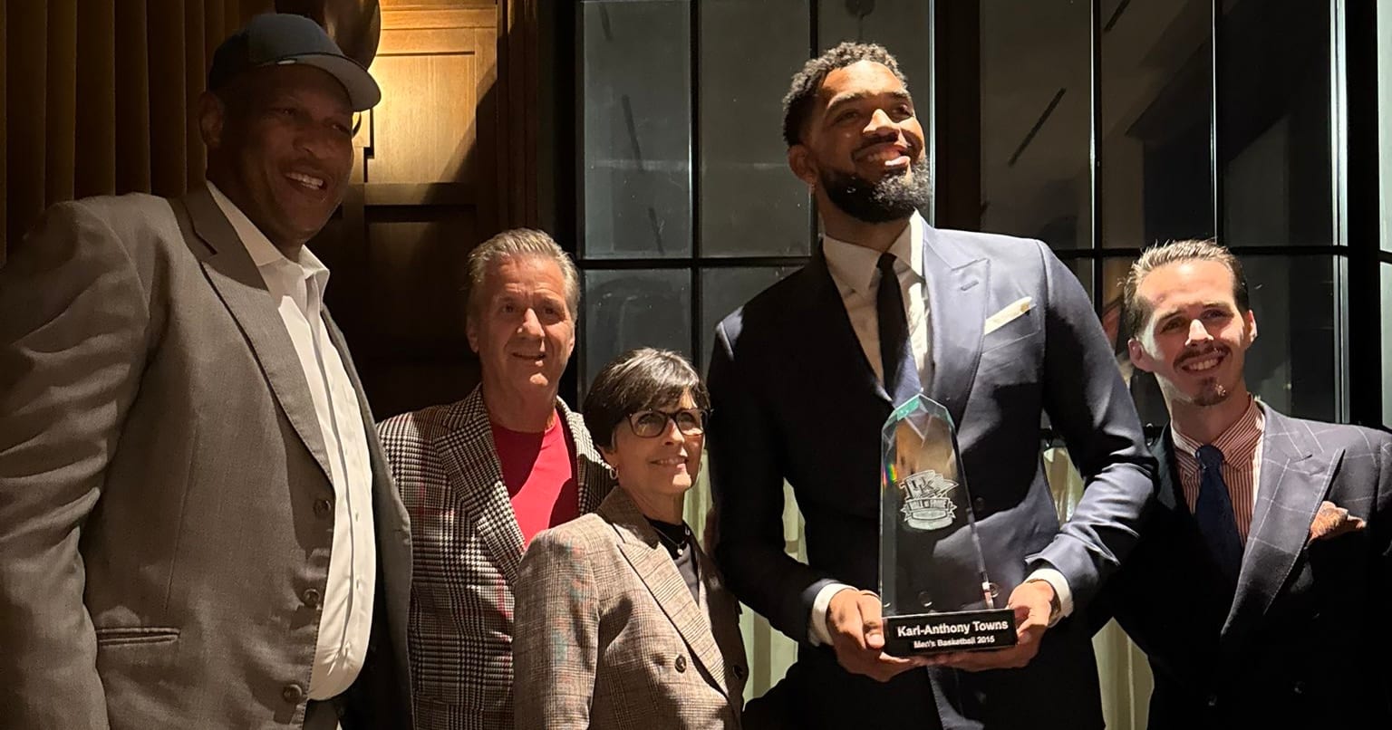 John Calipari returned to Lexington to celebrate Karl-Anthony Towns ...