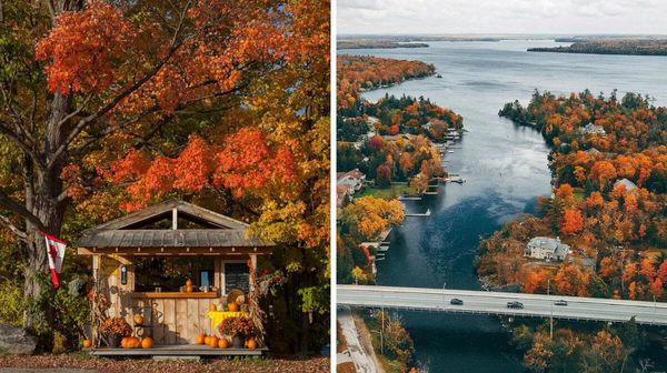 This dreamy autumn town tucked between 2 lakes is one of Canada's 'best ...