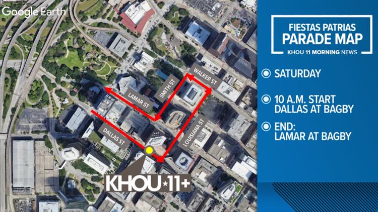 Watch Houston's Fiestas Patrias Parade LIVE on KHOU 11+ | Streaming ...