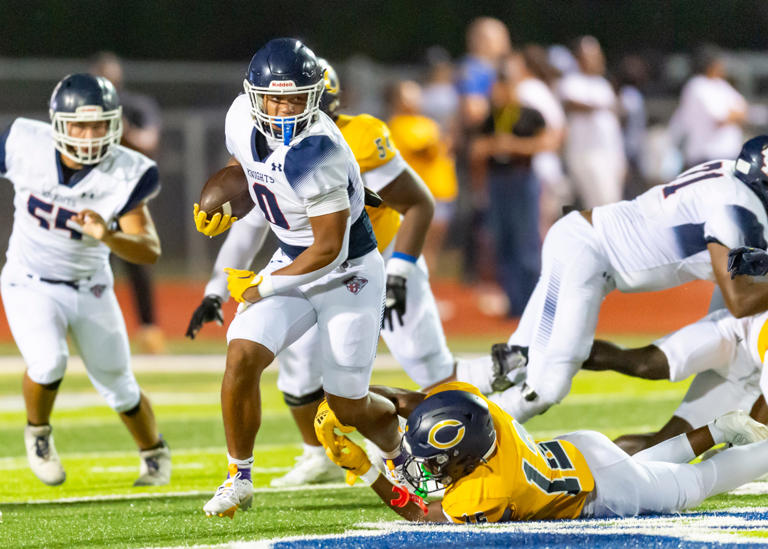 LCA football's Caiden Bellard embracing the spotlight after breakout season