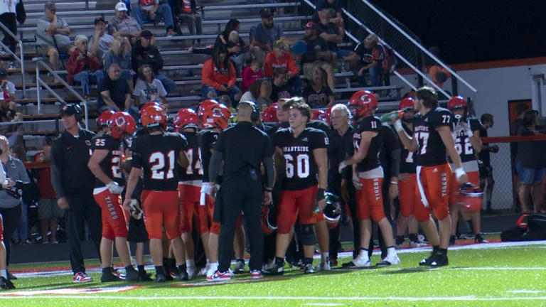 The Shadyside Tigers pull off a tight win against Frontier