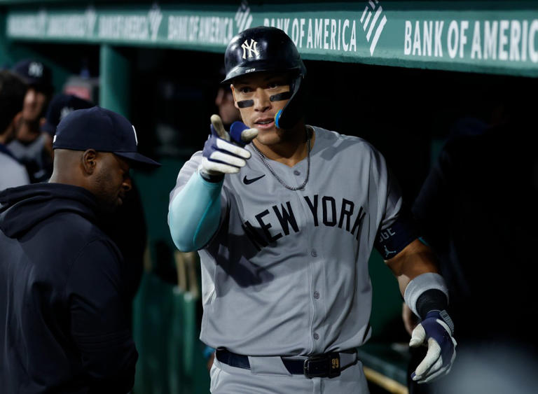 Aaron Judge passes Joe DiMaggio on Yankees’ all-time list with 362nd homer