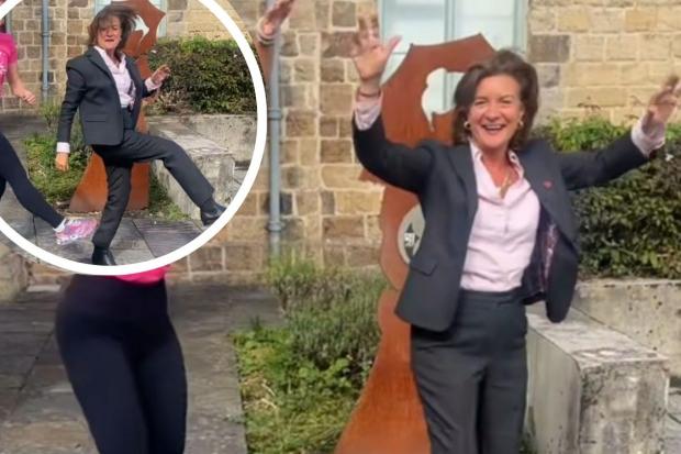 First Minister Eluned Morgan shows off epic TikTok dancing in Gwent