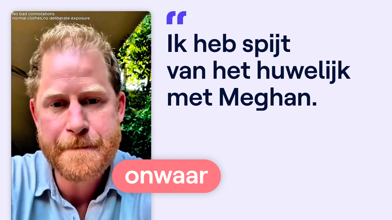 Heeft prins Harry spijt van zijn huwelijk met Meghan Markle? Deepfakes ...