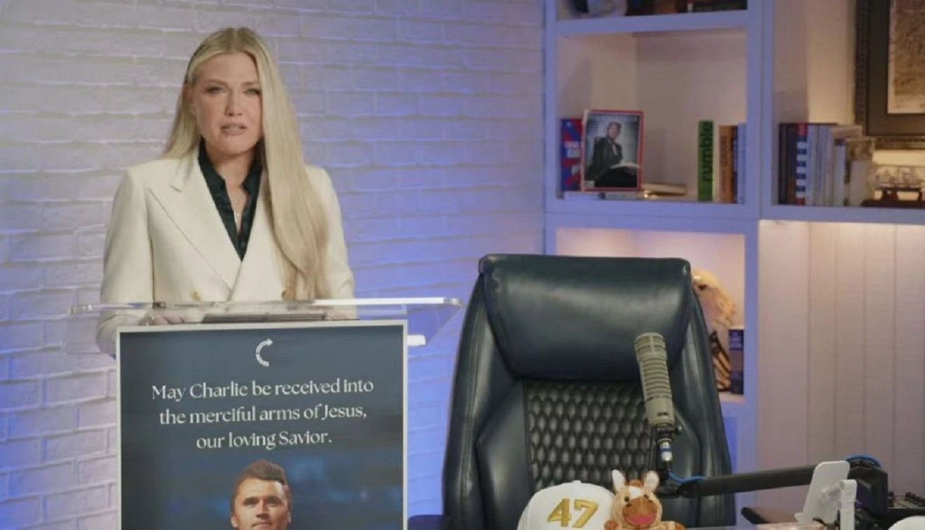 Συγκλονισμένη η χήρα του Τσάρλι Κερκ: "Η φωνή του άντρα μου θα μείνει ...