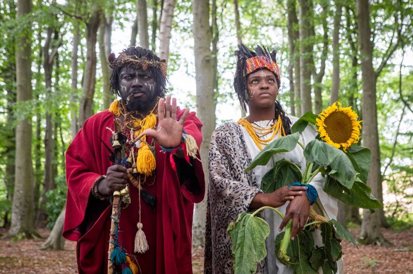 The 'African tribe' living in a Scottish forest