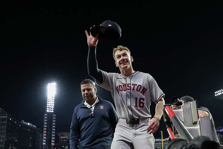A night to remember for Houston Astros' rookie Zach Cole: first-pitch ...