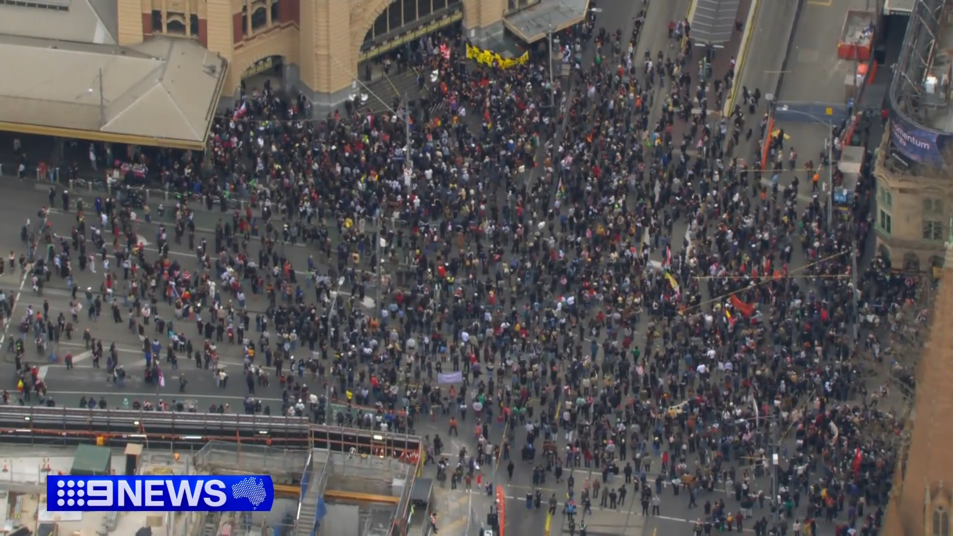 Stunning scenes as thousands turn out for four mass protests in ...