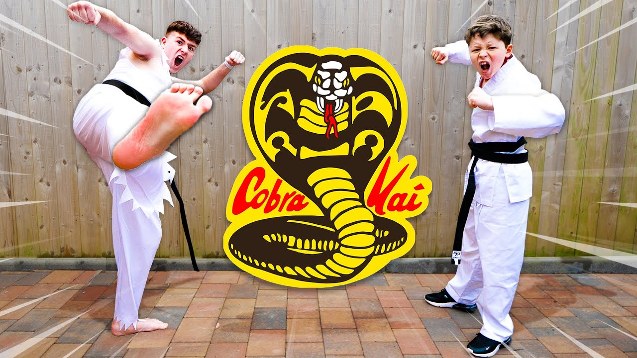 What happened when I became Cobra Kai with my little brother