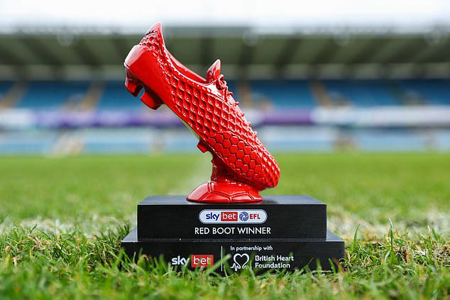 Jermain Defoe unveils new 'Red Boot' trophy as Sky Bet and BHF relaunch ...