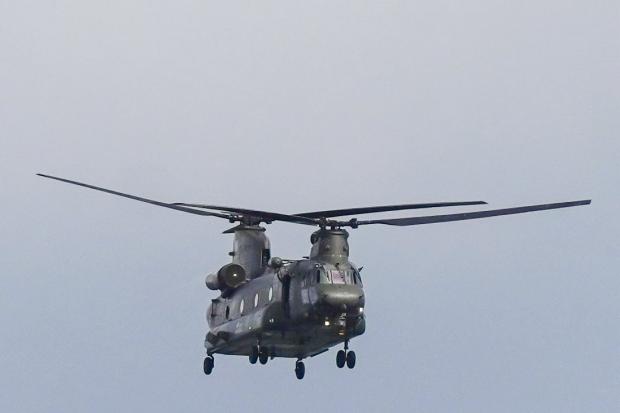 'Fantastic' Chinook helicopter pictured soaring over New Forest