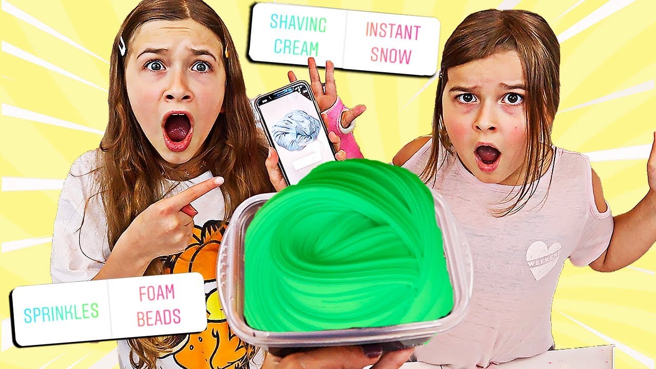 Instagram chooses my slime ingredients – fix this challenge!